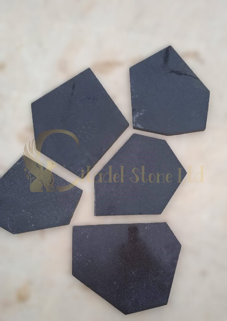 Black Basalt Hexagon Pavers Supplier In Arizona | Citadel Stone